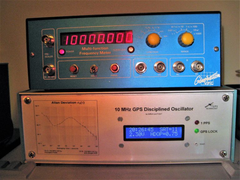 GPSDO status monitoring | F1OAT CNC experiments